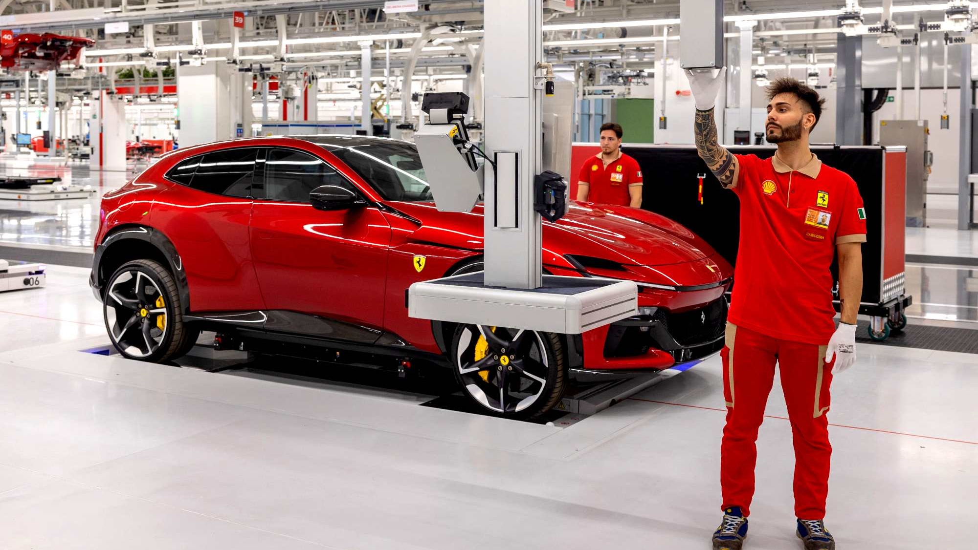 Una presentación espectacular dividida en fases: el primer Ferrari ...