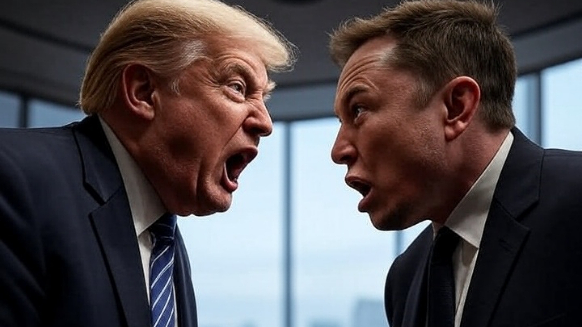Elon Musk y Donald Trump rompen su alianza y Tesla sufre una caída ...