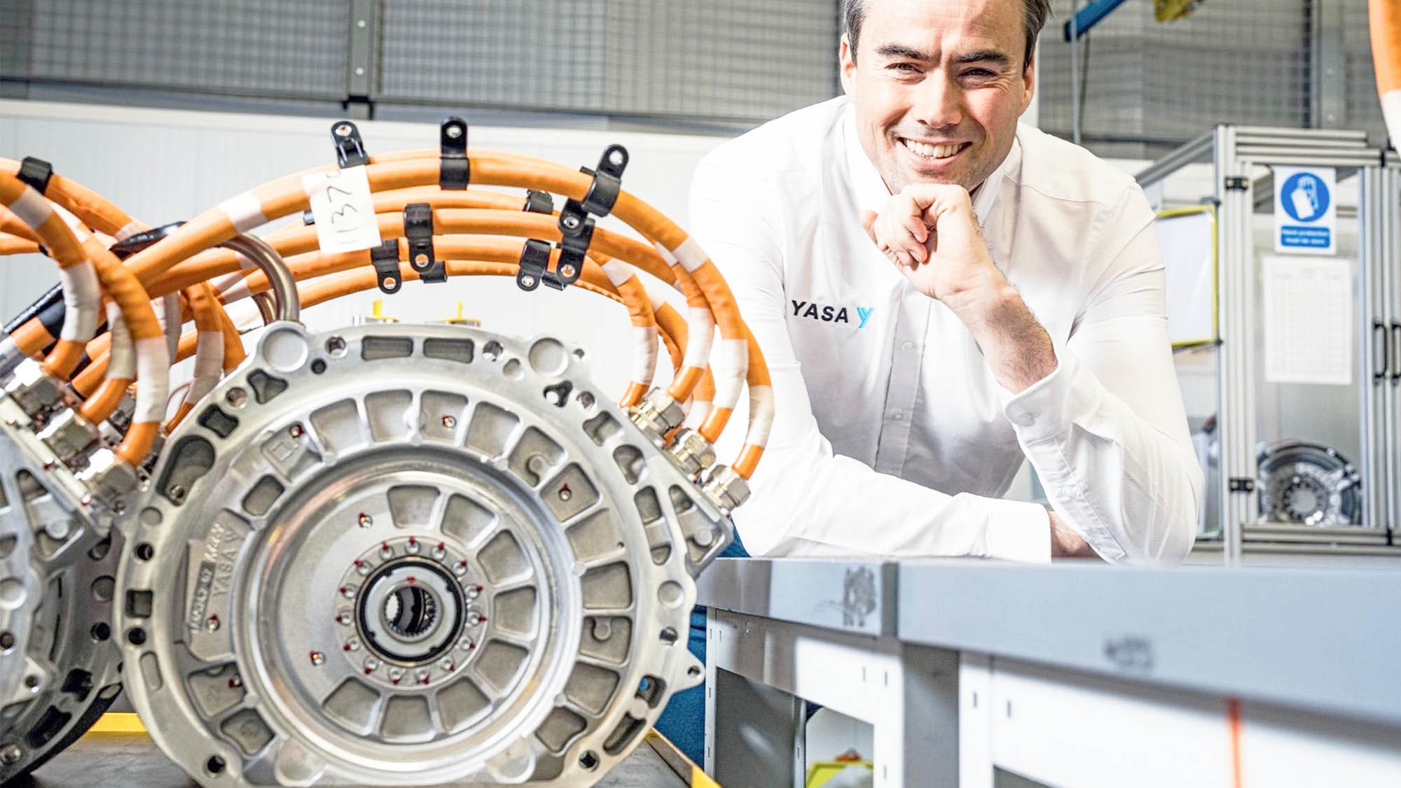 Tim Woolmer, CTO de Yasa, asegura que su motor eléctrico de flujo axial ...