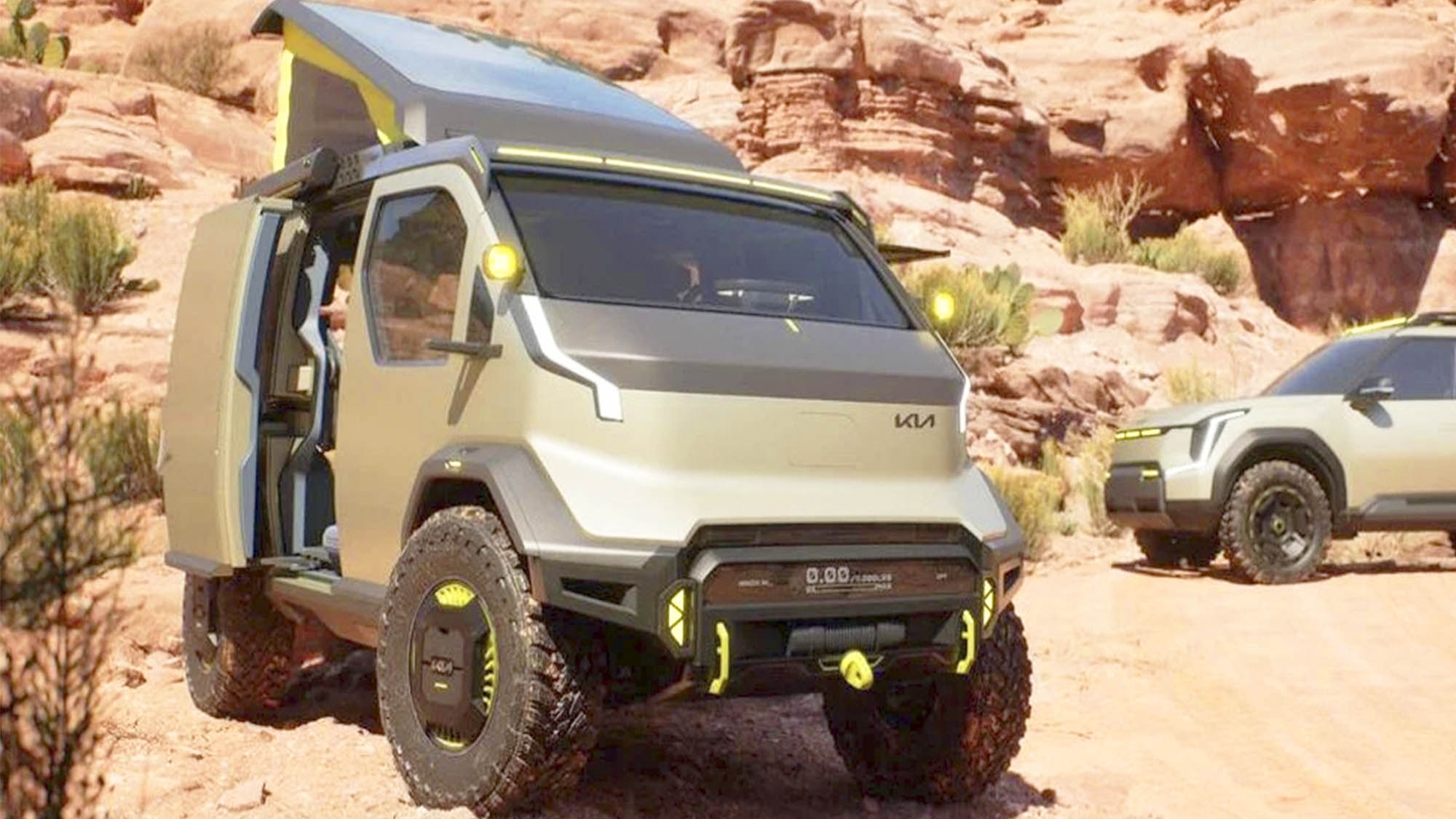 Kia PV5 WKNDR: la furgoneta camper eléctrica que apuesta por la aventura