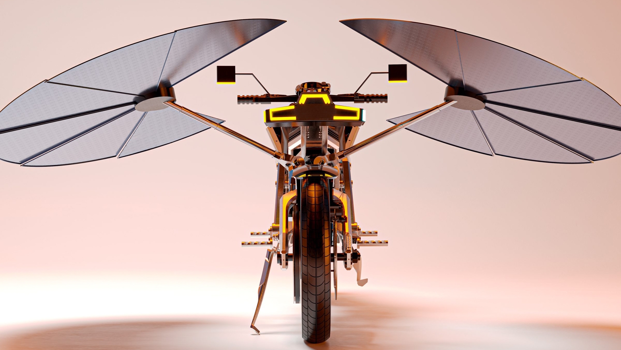 Solaris: la moto eléctrica que promete cargarse sola con energía solar