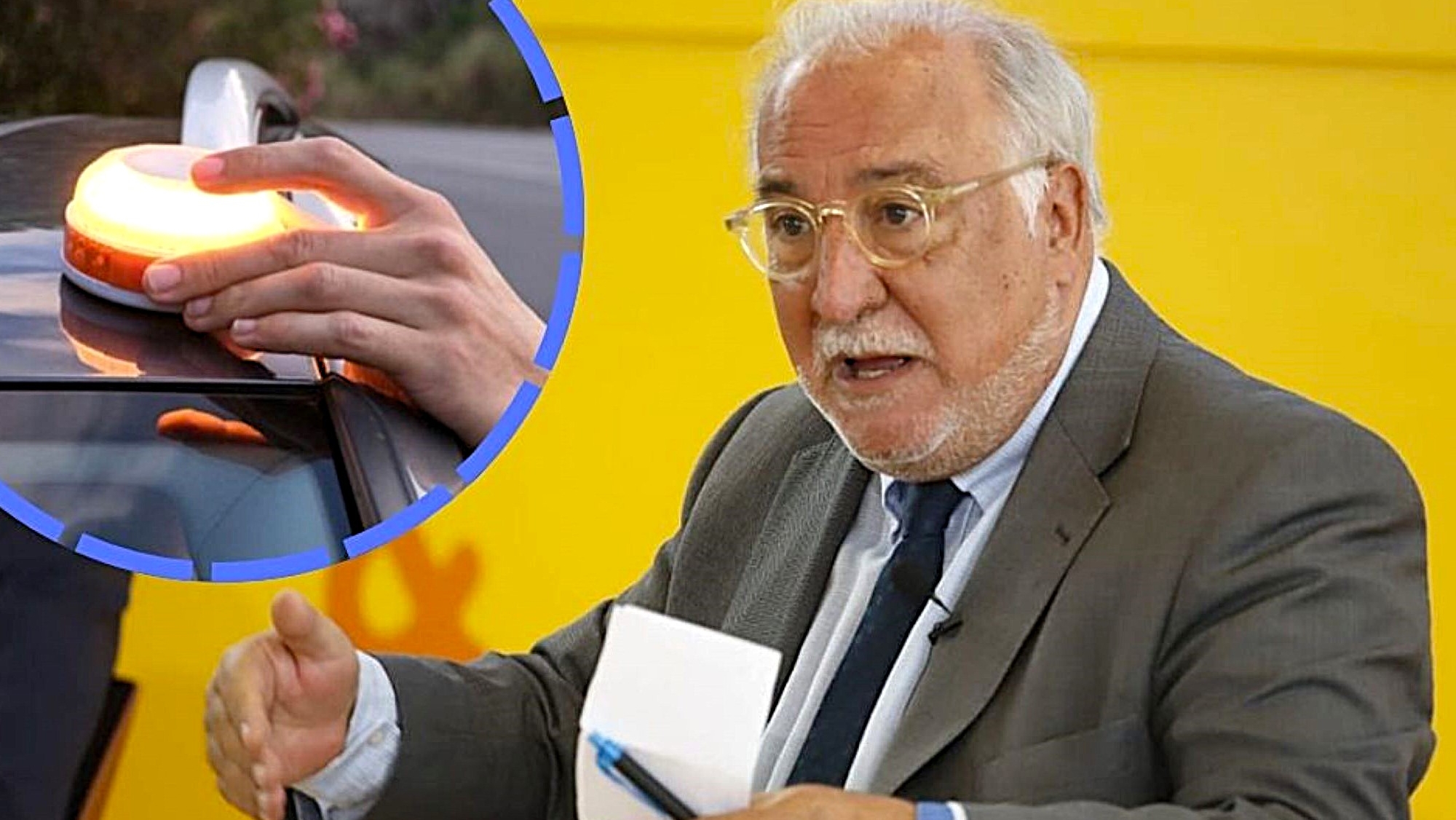 Pere Navarro, director de la DGT, disipa dudas sobre las balizas V16 ...