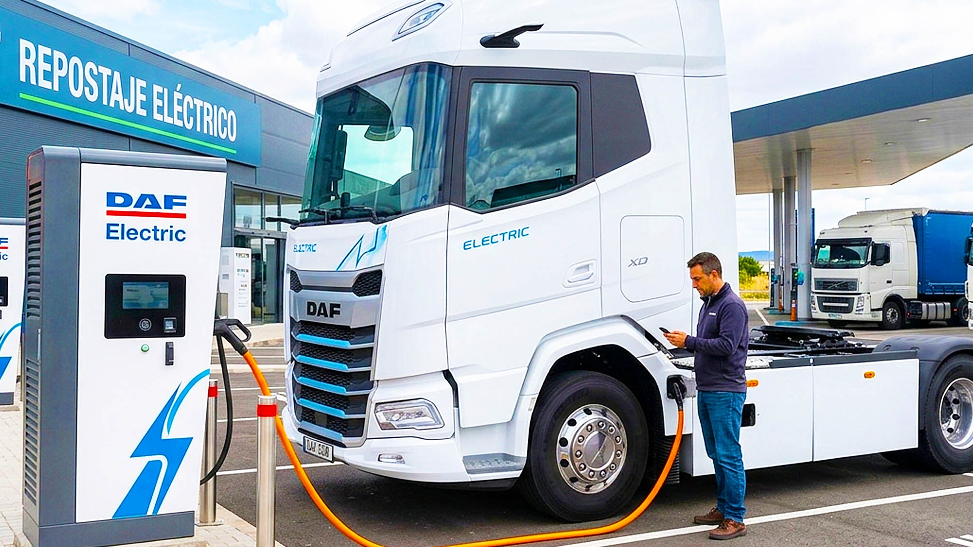 DAF lanza un simulador interactivo para camiones eléctricos que revela ...