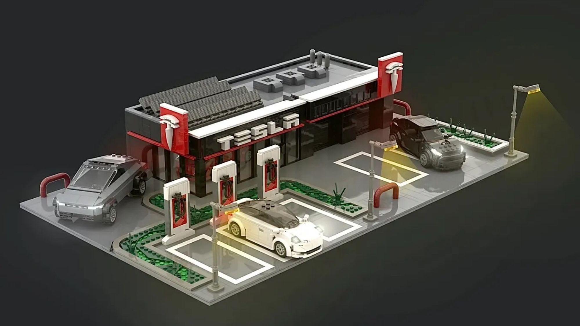 Propuesta de Lego para set de Tesla busca apoyo en la página de Ideas