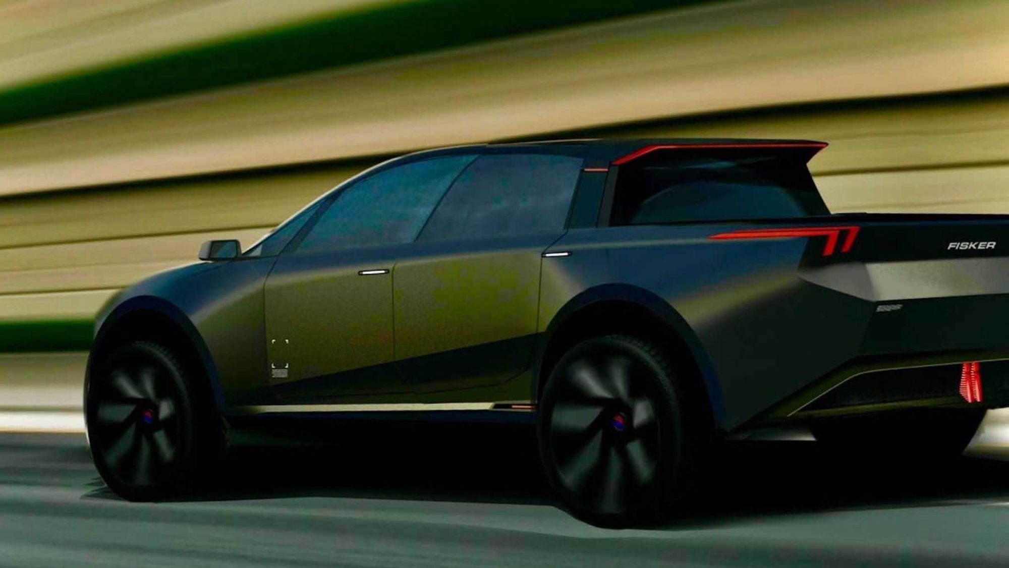Confirmado: la pick-up eléctrica de Fisker llegará antes del 2030 con ...