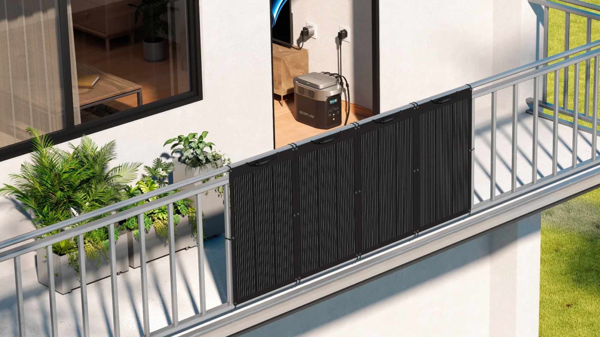 Placas solares para balcones: la solución para el autoconsumo en pisos ...