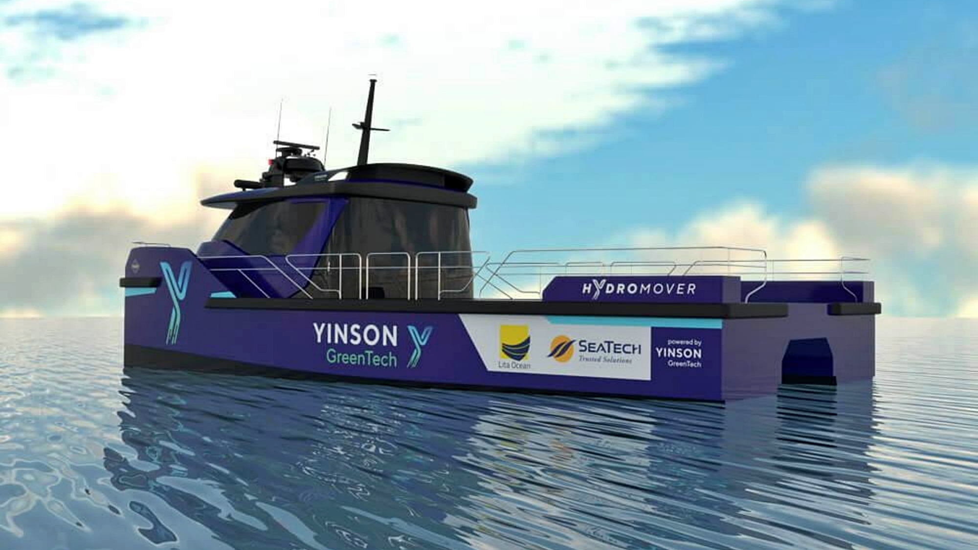 Hydromover: primer buque de carga eléctrico en Singapur y laboratorio ...