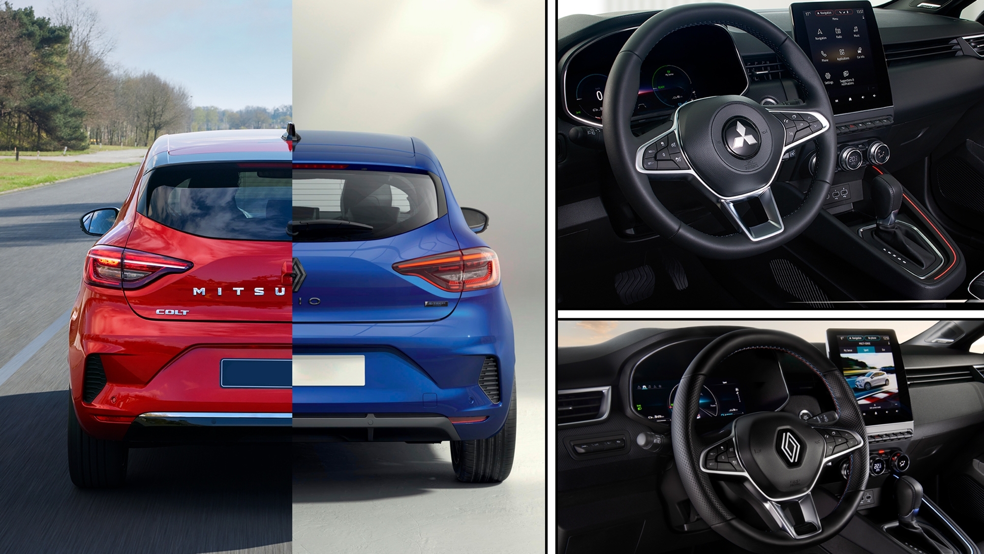 Renault Clio vs Mitsubishi Colt: ¿Cuál es el Mejor Utilitario Híbrido?