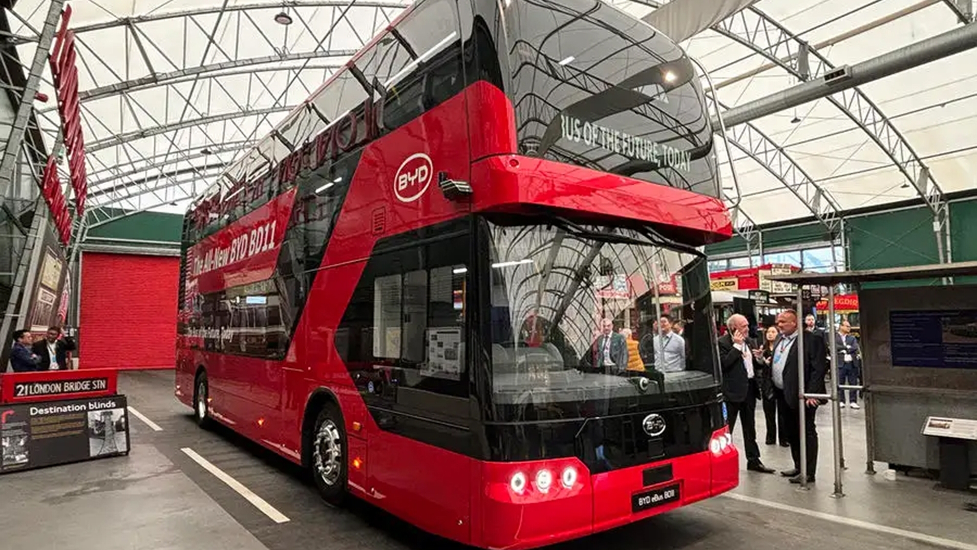 El vehículo comercial con más capacidad de batería tiene 532 kWh y es un autobús eléctrico de BYD