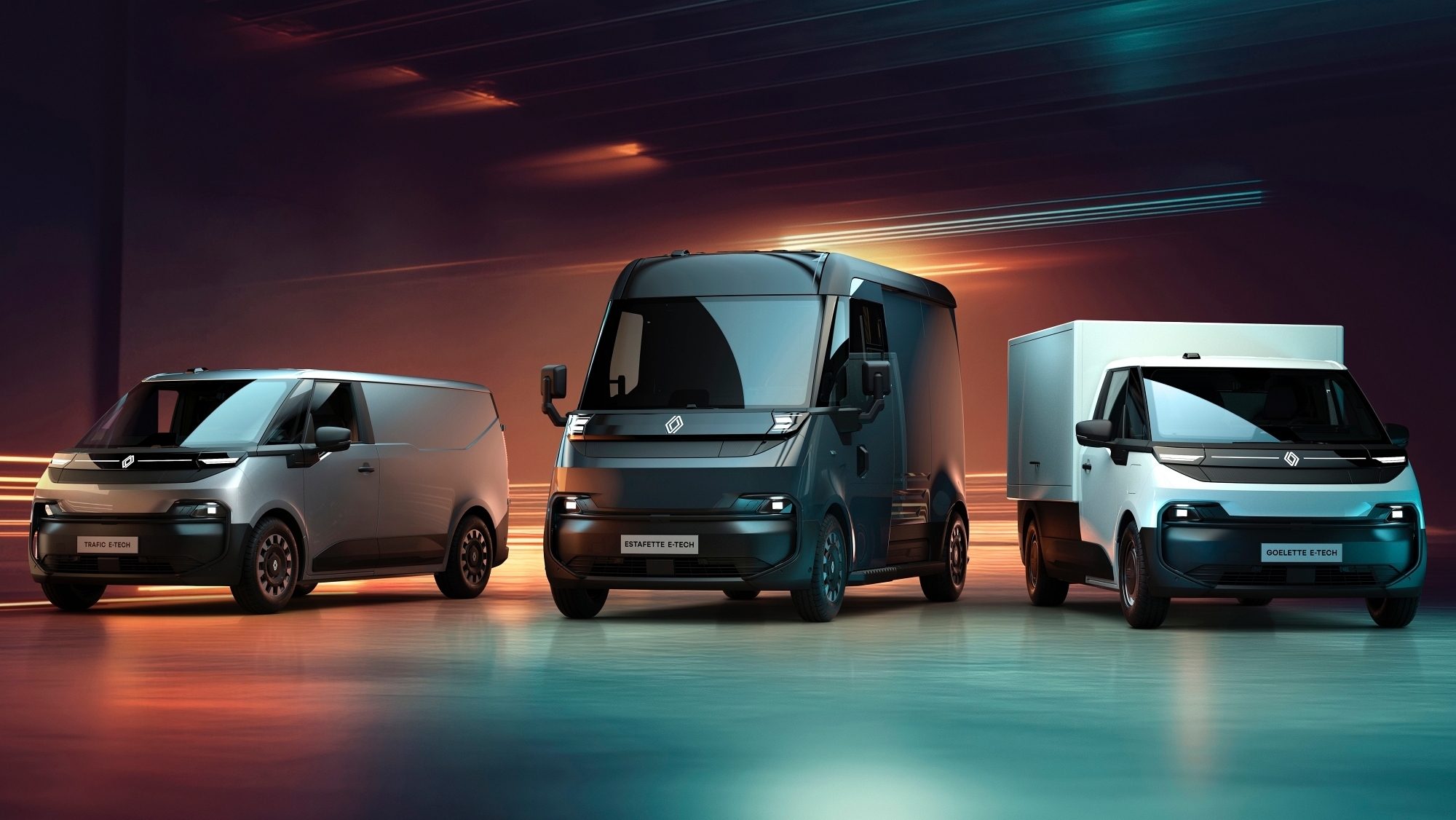 Renault presenta tres nuevas furgonetas eléctricas con plataforma modular